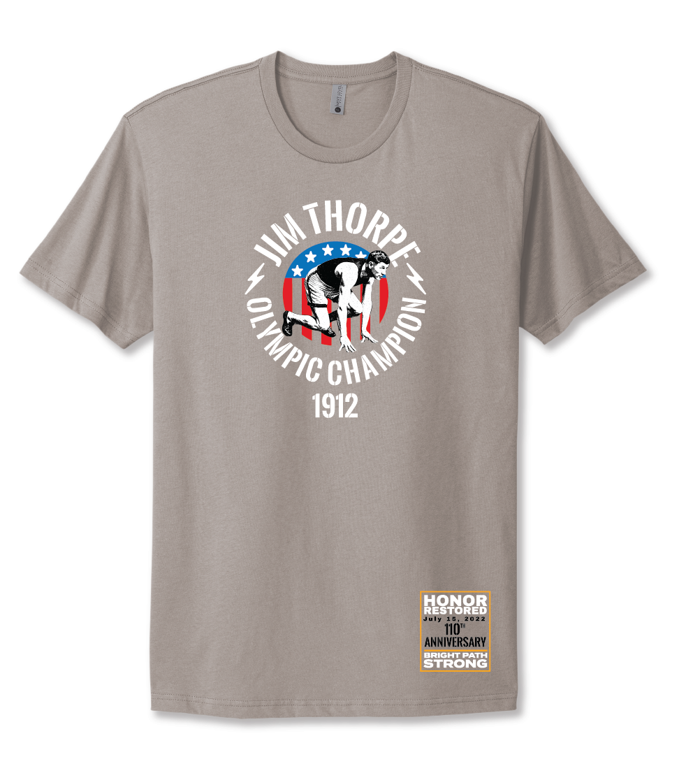 Jim Thorpe Olympics 1912 T-Shirt | Bright Path Strong